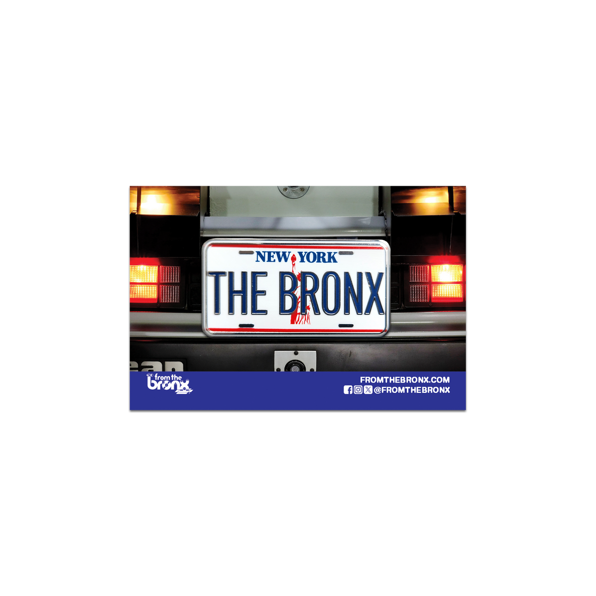 Bronx License Plate Hard Enamel Pin — From The Bronx